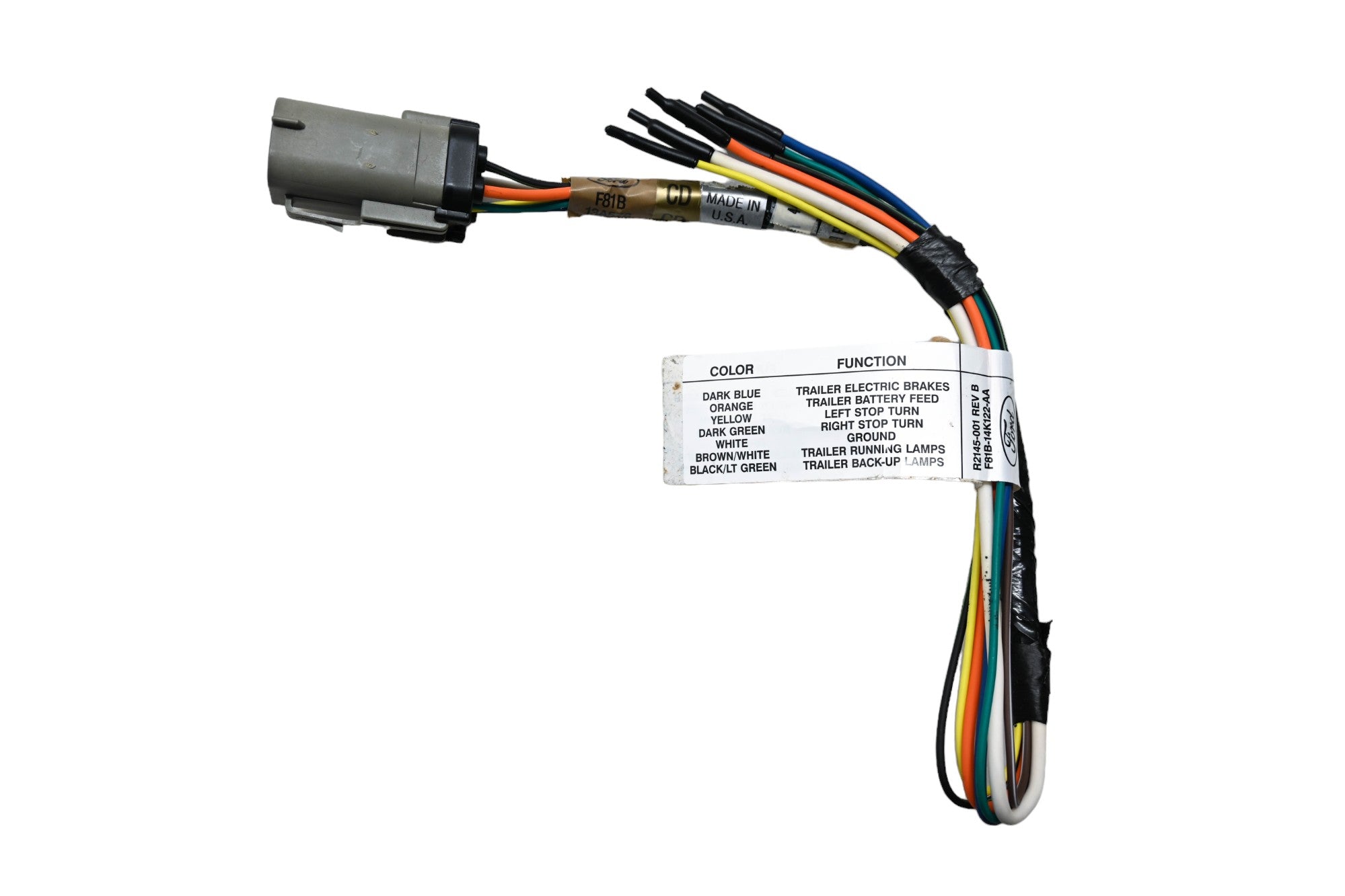 New OEM Ford F81Z-13A576-CA Wiring Assembly NOS – In Stock Motorsports, Inc