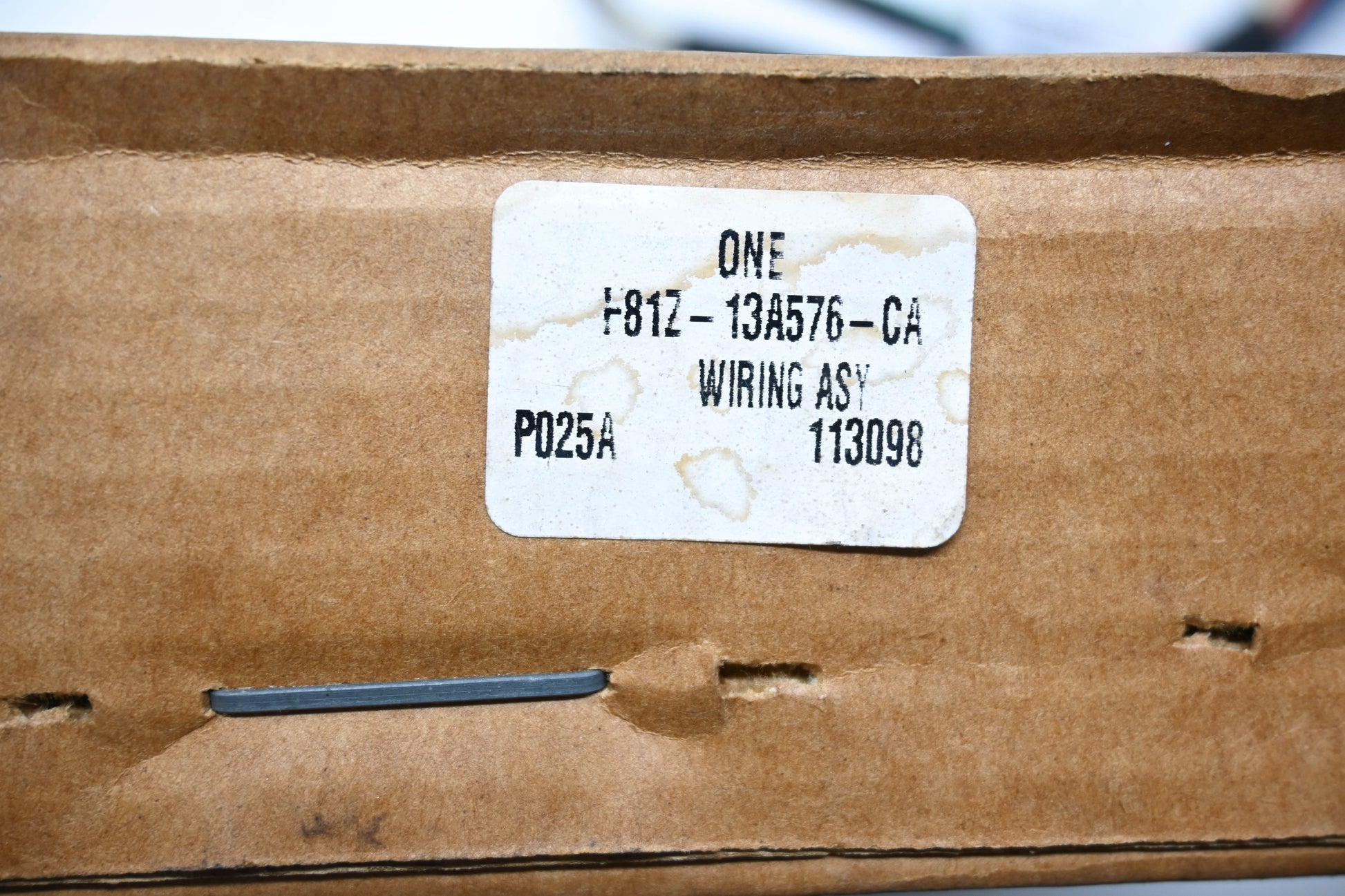 New OEM Ford F81Z-13A576-CA Wiring Assembly NOS – In Stock Motorsports, Inc