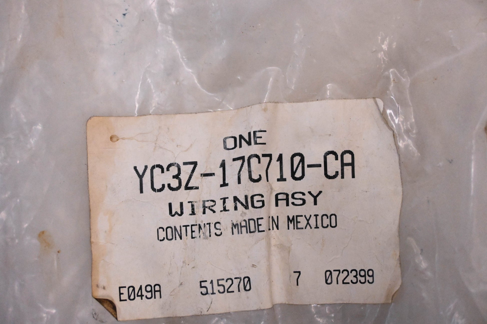 New OEM Ford YC3Z-17C710-CA Wire Assembly NOS – In Stock Motorsports, Inc