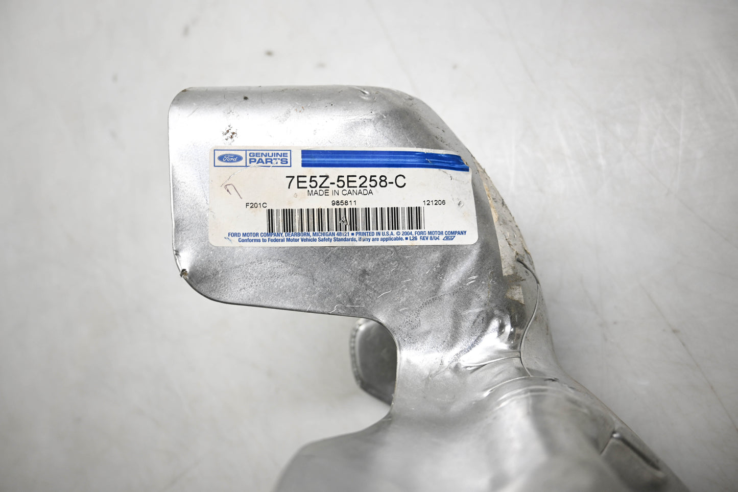 New OEM Ford 7E5Z-5E258-C, 7E53-5K282-ED Catalytic Converter Heat Shie ...