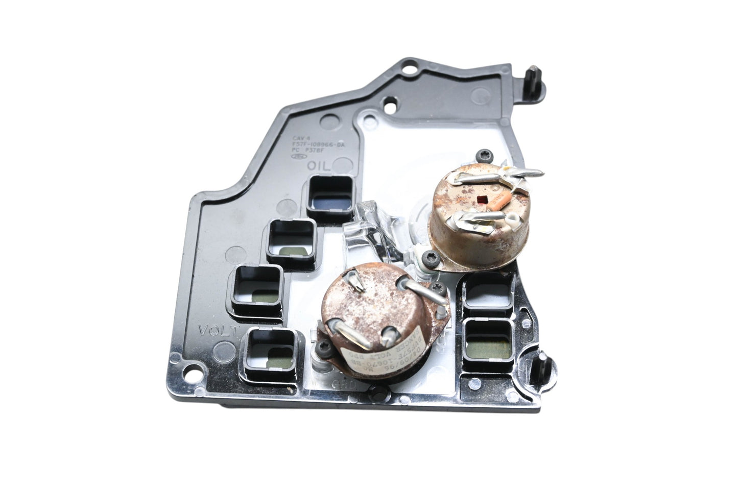 OEM Ford F57F-10E865-K, F57F-10E853-K Dashboard Oil & Voltmeter Gauge ...