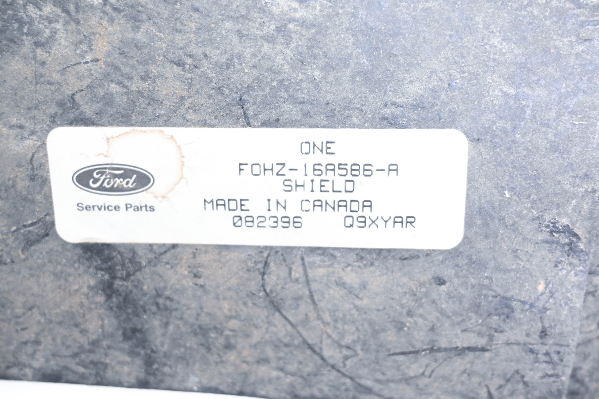 New OEM Ford FOHZ-16A586-A Front Wheel SPLS RR Freightliner Shield NOS ...