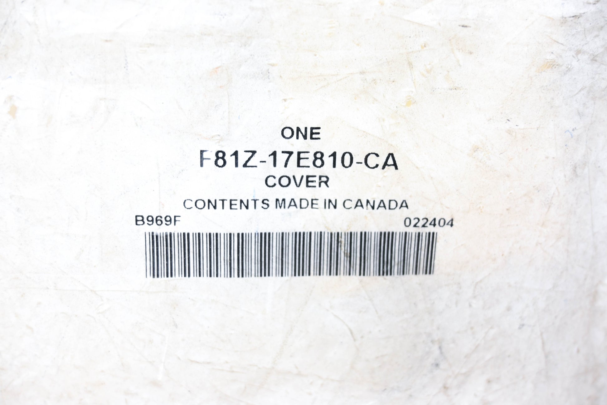 New OEM Ford F81Z-17E810-CA Front Bumper Tow Hook Cover NOS – In Stock ...