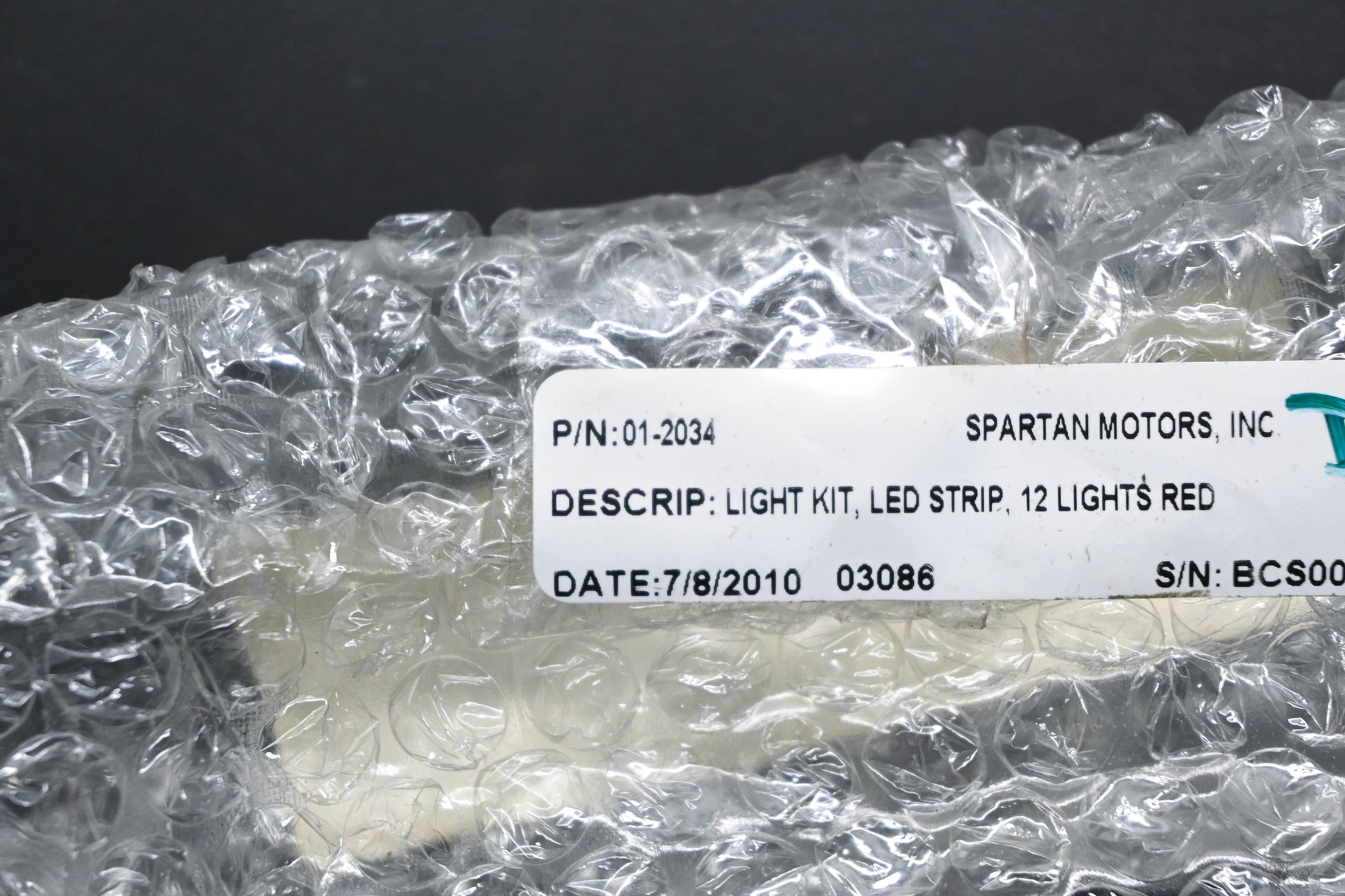 Spartan Motors 01-2034 12 Light LED Strip Red NOS – In Stock ...