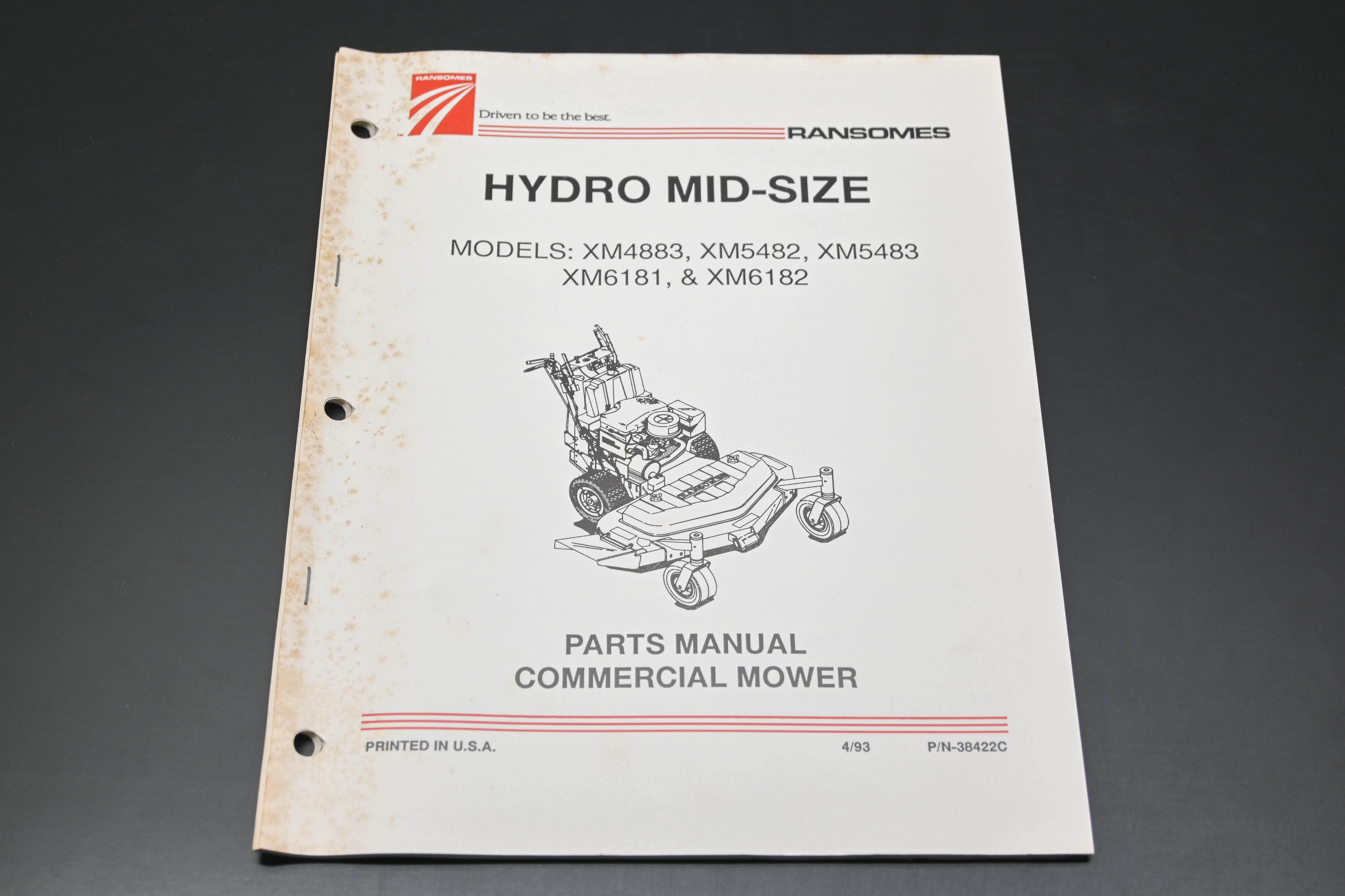 Bob-Cat 38422C 93 Hydro Mid-Size Mowers Parts Manual – In Stock ...